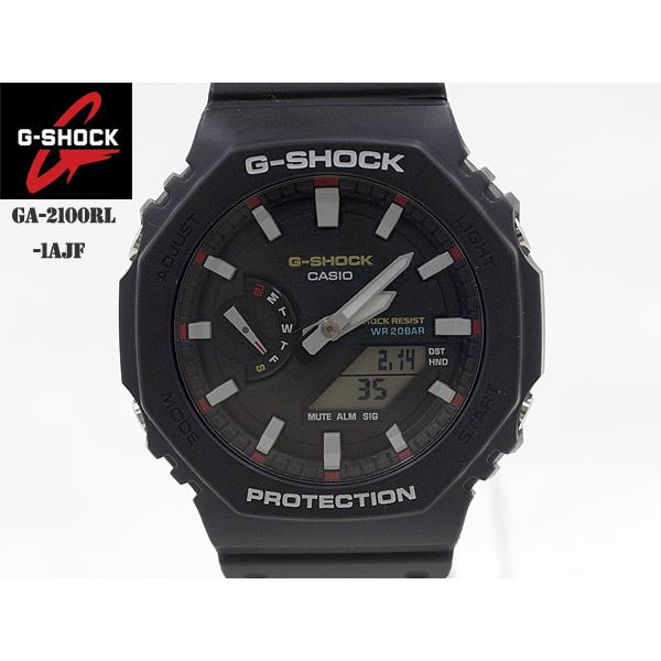 G-SHOCK オクタゴンベゼル2100シリーズ デジタル／アナログ カシオ CASIO 腕時計 GA-2100RL-1AJF : e-細井時計店 - 通販 - Yahoo!ショッピング
