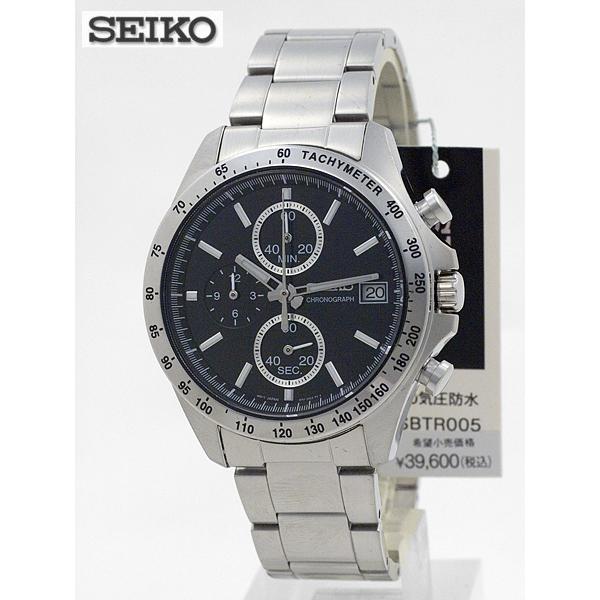 SEIKO（セイコー） クロノグラフ 10気圧防水 腕時計 SBTR005 : e-細井時計店 - 通販 - Yahoo!ショッピング