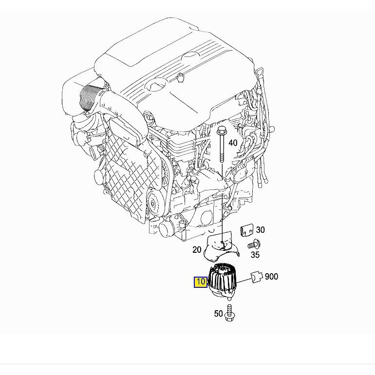 メルセデスベンツ エンジンマウントR（右） 2122406217 2122405217 CLS550 E550 CLS63AMG ...