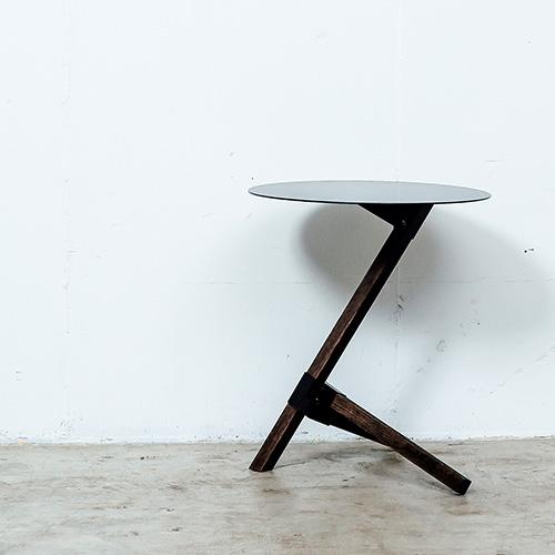 DUENDE サイドテーブル おしゃれ デュエンデ TRE SIDE TABLE OILFINISH DU0211 トレ オイルフィニッシュ 丸 ミニテーブル ソファ ベッド シンプル ...