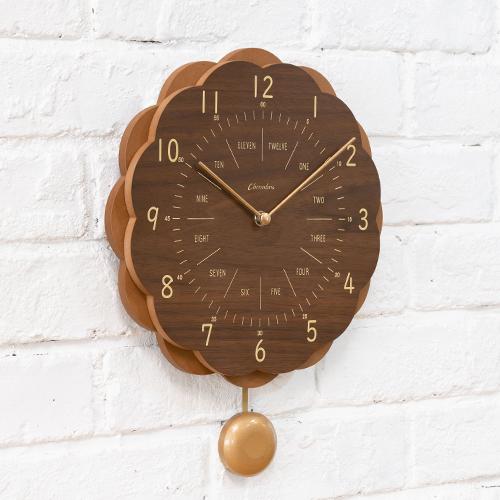 掛け時計 おしゃれ シャンブル サンクロック CHAMBRE SUN CLOCK CH-062 オシャレ 特典付 掛時計 振り子時計 ウォールクロック インターゼロ 日本製 ギフト : ホッチ ...