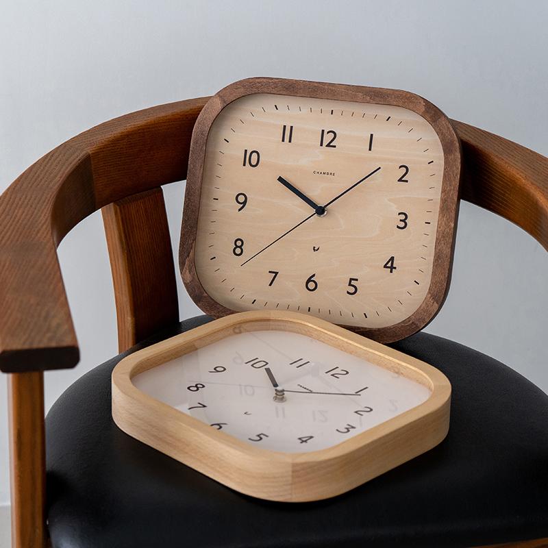 掛け時計 CHAMBRE Calme CLOCK シャンブル カルムクロック CH-068 掛時計 特典付 おしゃれ ウォールクロック かけ時計 置き時計 日本製 木製 インターゼロ : ホッ ...