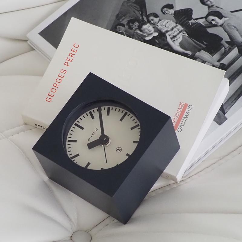 置き時計 CHAMBRE BLOCK DESK CLOCK シャンブル ブロック デスク クロック CH-069 掛時計 おしゃれ アナログ 置時計 日本製 木製 コンパクト 四角 インター ...