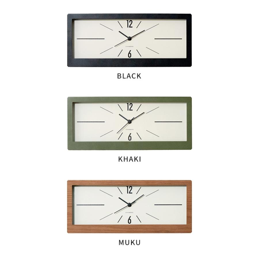 置き時計 CHAMBRE LINEAR CLOCK シャンブル リニアクロック CH-078 アナログ 掛け時計 置き掛け兼用 かけ時計 ウォールクロック 日本製 インターゼロ : ホッチ ...