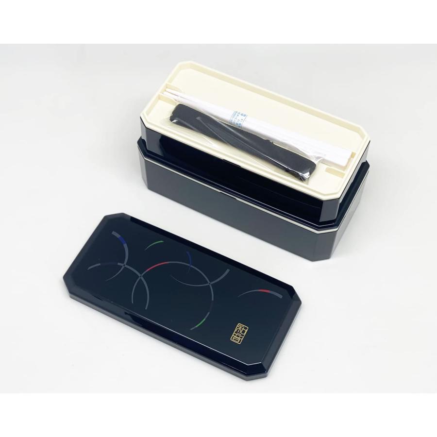 OSK オーエスケー 和音 松花堂 弁当箱 巾着弁当袋付 (ブラック) PW-6+KB-1 : ホットミーティア - 通販 - Yahoo!ショッピング