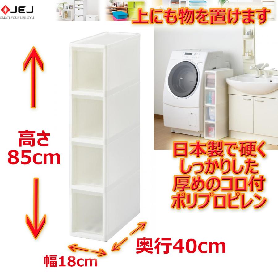 JEJアステージ(JEJ Astage) スリムストッカー リセ M4段 1個組 ホワイト 1020527 : s-b00a43xb0o-20240908 : ホットミーティア - 通販 ...
