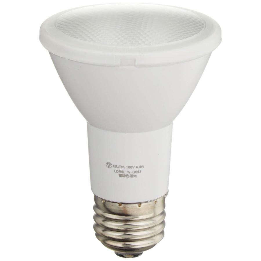 エルパ (ELPA) LED電球ビーム形 電球 間接照明 6.0W 電球色相当 屋内・屋外兼用 LDR6L-W-G053 : ホットミーティア - 通販 - Yahoo!ショッピング