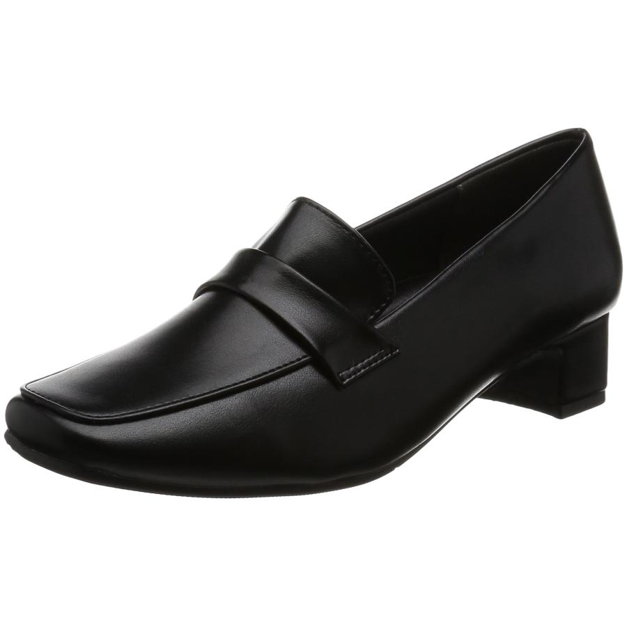 [ロメオ バレンチノ] パンプス ヒール3.5cm 足囲3E PUレザー レディース ブラック 24.0 cm 3E : ホットミーティア - 通販 - Yahoo!ショッピング