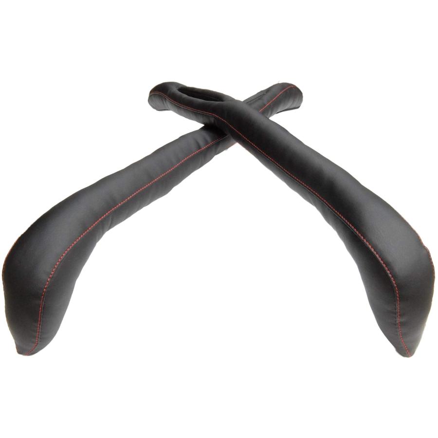 ganbalzo 車 隙間クッション 車用 隙間埋め シートサイドクッション (レッドステッチ) : ホットミーティア - 通販 - Yahoo!ショッピング