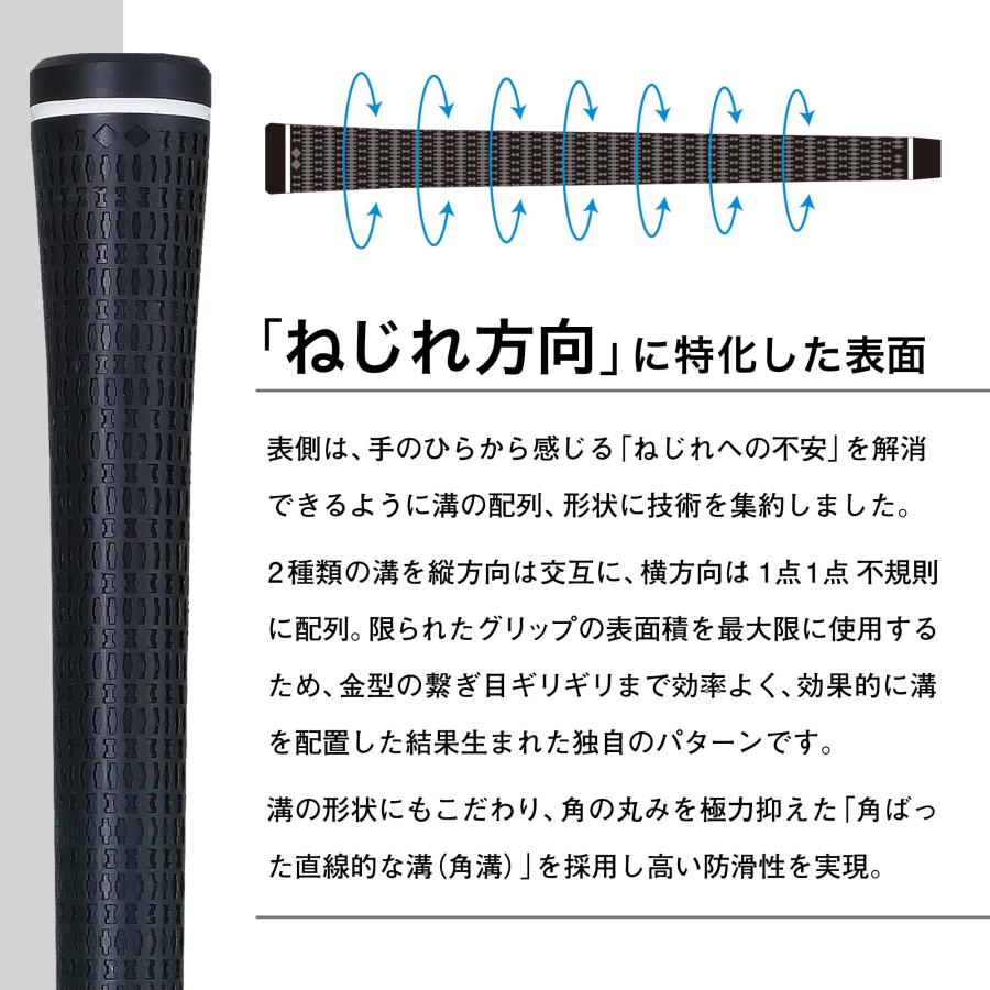 LADAR GRIP(ラダーグリップ) スタンダード M58 バックライン無し ブラック : ホットミーティア - 通販 - Yahoo!ショッピング