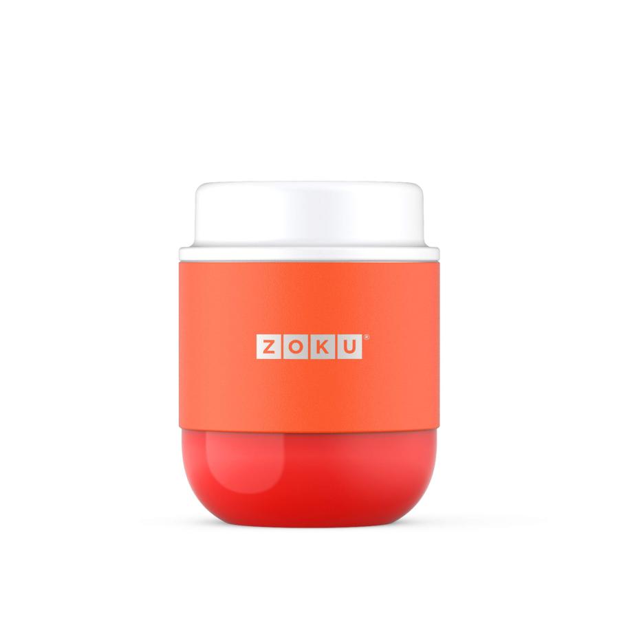 ZOKU フードジャーOR 295ml オレンジフードジャー 保冷保温 カラフルフードジャー 便利 お出かけ用 行楽 お弁当 Food jar Ora : ホットミーティア - 通販 ...