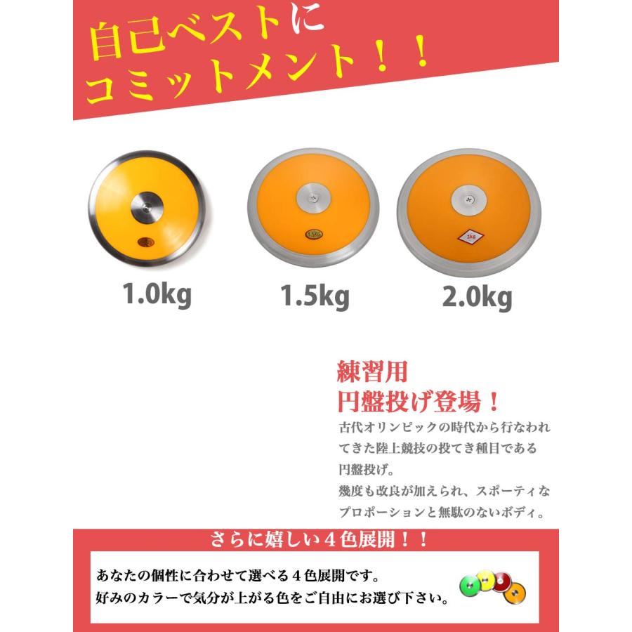 【Village Variety】陸上競技 円盤投げ 1kg 1.5kg 1.75kg 2kg 2.25kg 2.5kg 円盤 円盤投 ナイロン製(1 : ホットミーティア - 通販 ...