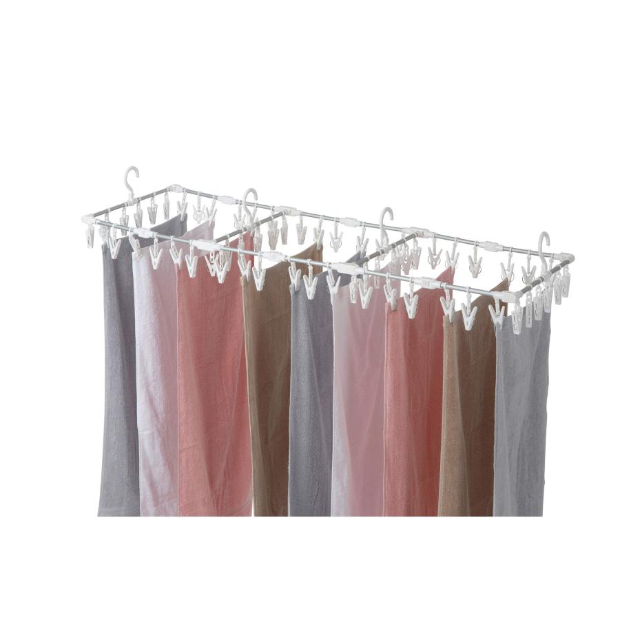 東和産業 JD伸縮アルミ角ハンガーワイド60P : ホットミーティア - 通販 - Yahoo!ショッピング