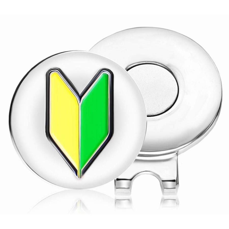 Don Flyee ゴルフ マーカー マグネット 初心者マーク 若葉マーク 合金製 ハット クリップ E0007 : ホットミーティア - 通販 - Yahoo!ショッピング