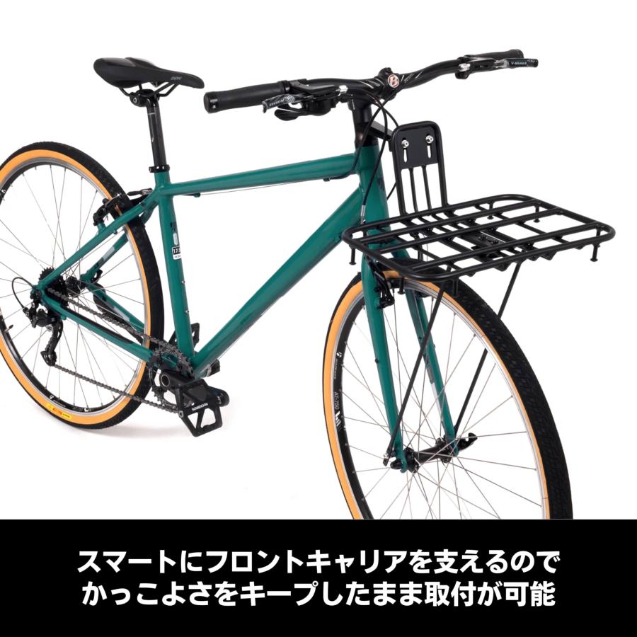 iWA(アイダブルエー) CS-01 スポーツバイク フロントキャリア 取り付け セット クロスバイク 自転車 セット品 ディスクブレーキ Vブレーキ : s-b0b5kknpnb ...