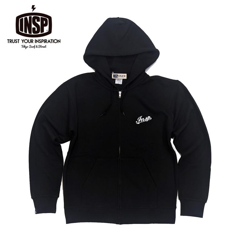 INSP インスピ SURF LOGO ジップアップパーカー Black IN25005 正規品 : ホットスタイル小浜店 - 通販 - Yahoo!ショッピング