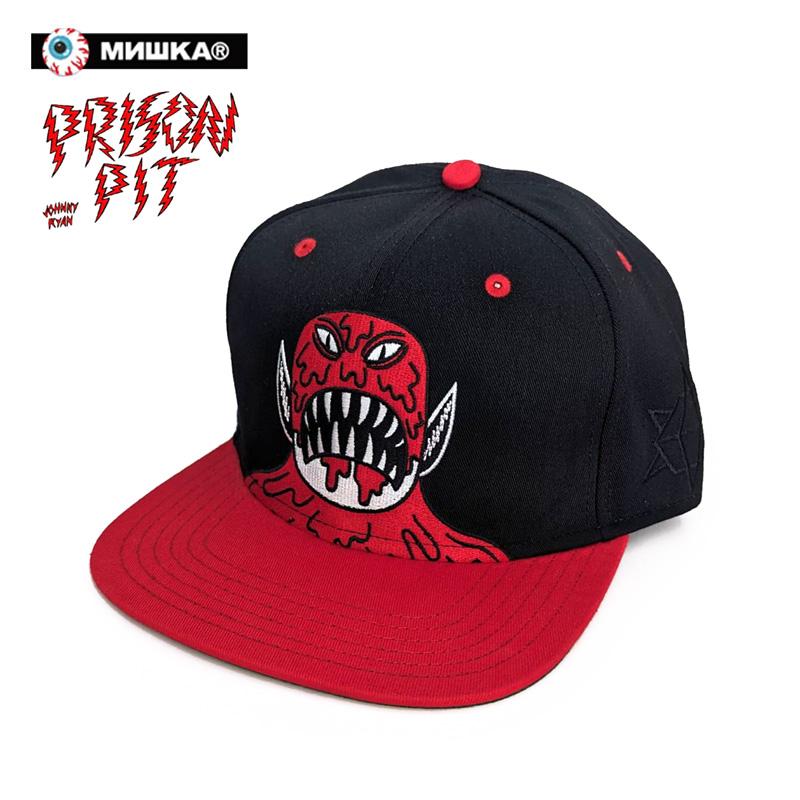 MISHKA × PRISON PIT ミシカ SNAPBACK CAP スナップバックキャップ BLACK 正規品 : ホットスタイル小浜店 ...