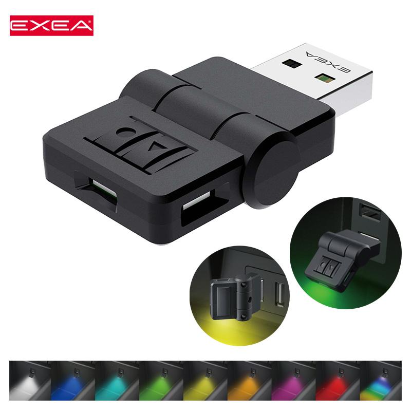 星光産業 スイングUSBライト 車内 イルミネーション 8色グラデーション点灯 ホタルモード搭載 ライト部分が曲がる 間接照明 星光産業/EXEA EL-173 : ホットロードオートパーツ ...