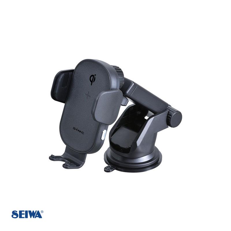 SEIWA オートワイヤレスチャージホルダー 吸盤 自動ホールド Qi正規認証ワイヤレス スマホ充電 車内 無線充電 10W 5V/2A セイワ D622 : タイヤ専門店ホットロードタイヤ2 ...