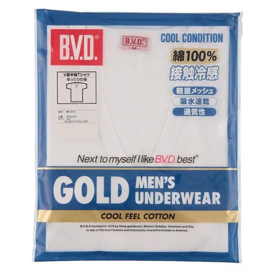 B.V.D セール BVD GOLD 接触冷感メッシュ メンズ 紳士肌着 半袖 Tシャツ Vネック 吸水速乾 接触冷感 日本製 1650円の品 : メンズファッション堀田勉強堂 - 通販 ...