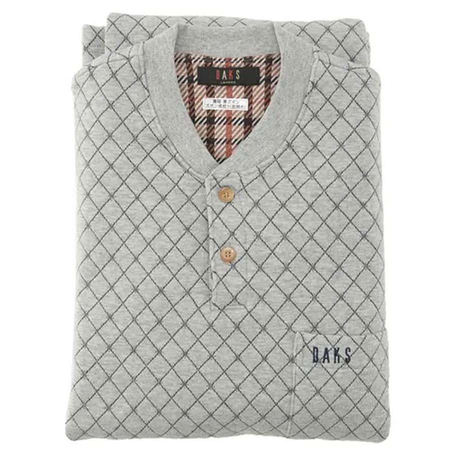 DAKS ブランド パジャマ メンズ M L DAKS. ダックス 秋冬 長袖長ズボン ニットキルト 2025 秋 誕生日 ギフト好適品 : メンズファッション堀田勉強堂 - 通販 ...