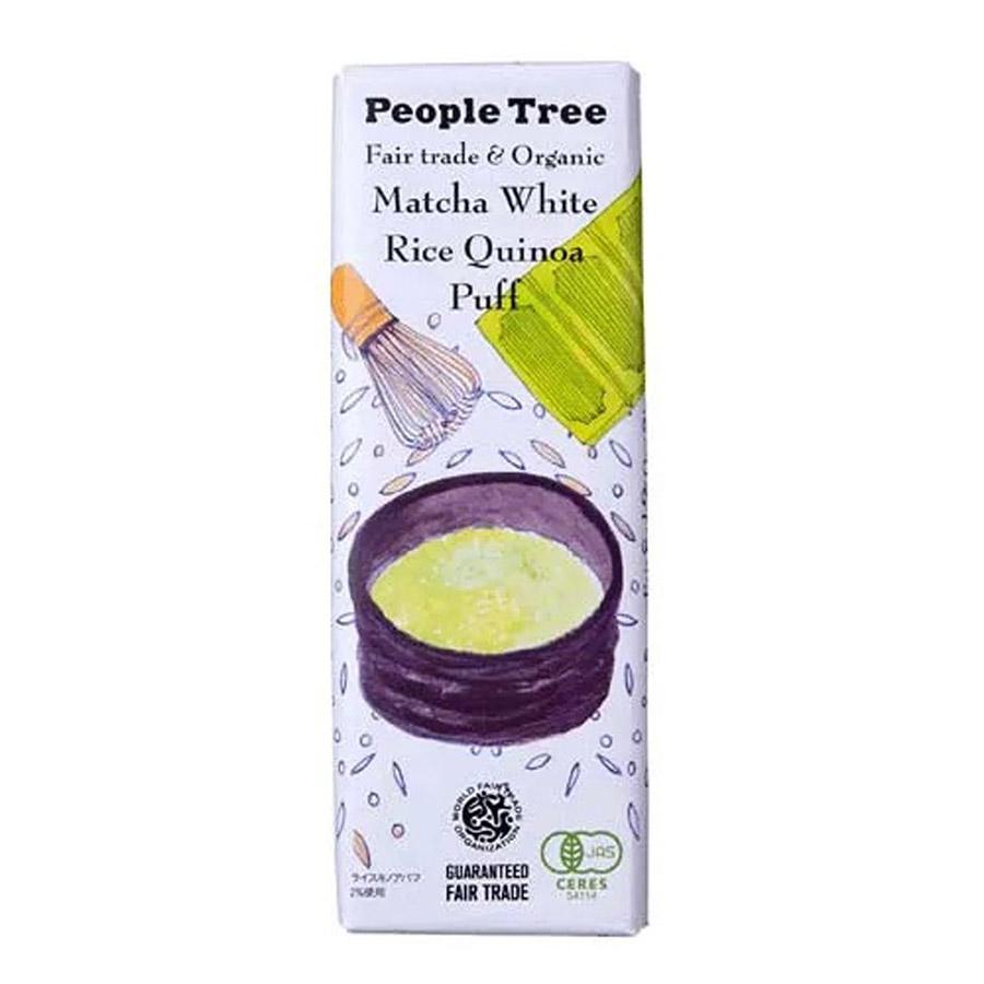 チョコレート PeopleTree ピープルツリー フェアトレード オーガニック 抹茶ホワイト・ライスキノアパフ プレゼント ギフト好適品 : 798-352 : メンズファッション堀田勉強堂 ...