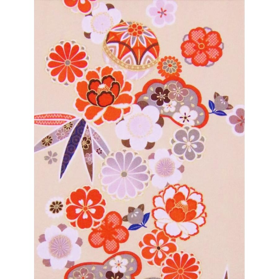 洗える着物反物 a-154 牡丹・マリ柄・地 : a-154 : ゆかた反物の堀田 - 通販 - Yahoo!ショッピング
