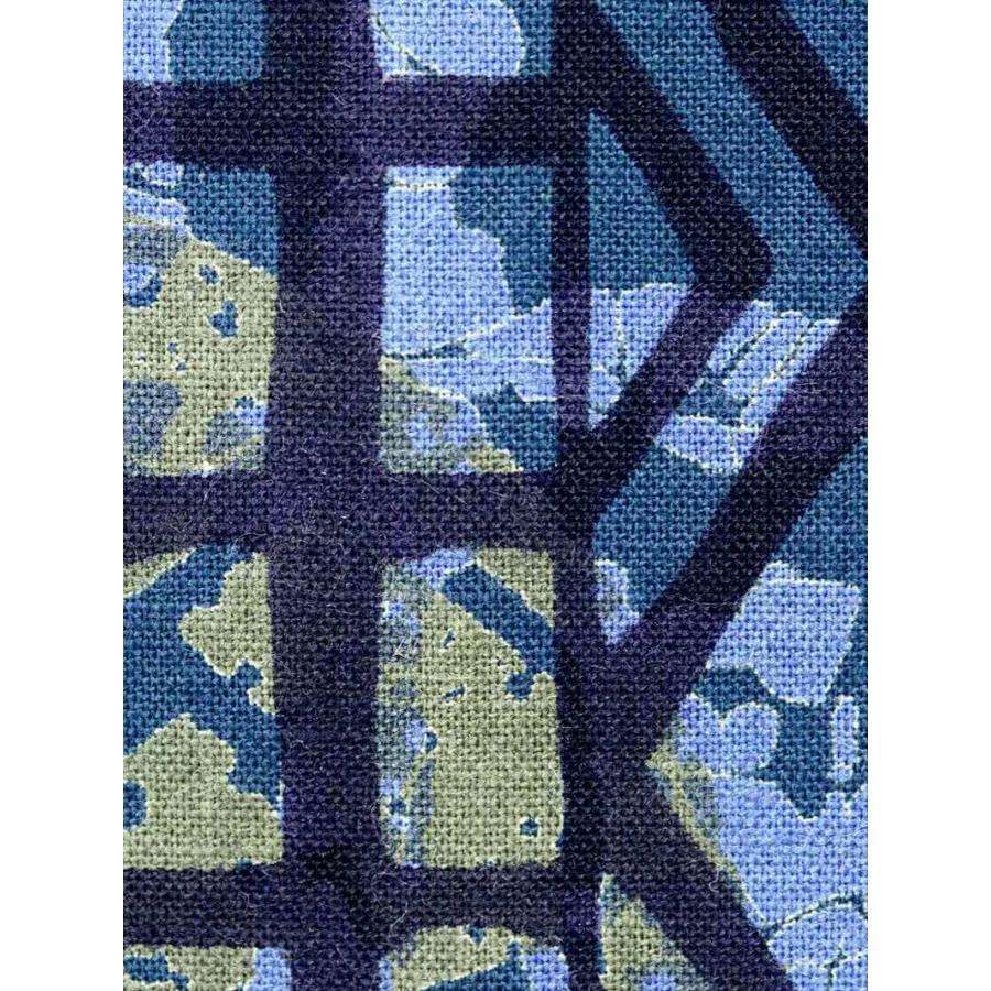 男物 浴衣 反物 No.514 藍鼠地・変則市松柄 : ゆかた反物の堀田 - 通販 - Yahoo!ショッピング