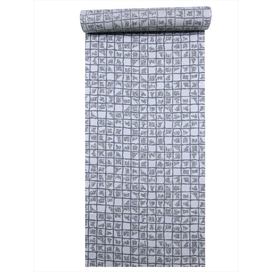 男物 浴衣 反物 No.526 グレー地・格子柄・スーパーキングサイズ : ゆかた反物の堀田 - 通販 - Yahoo!ショッピング