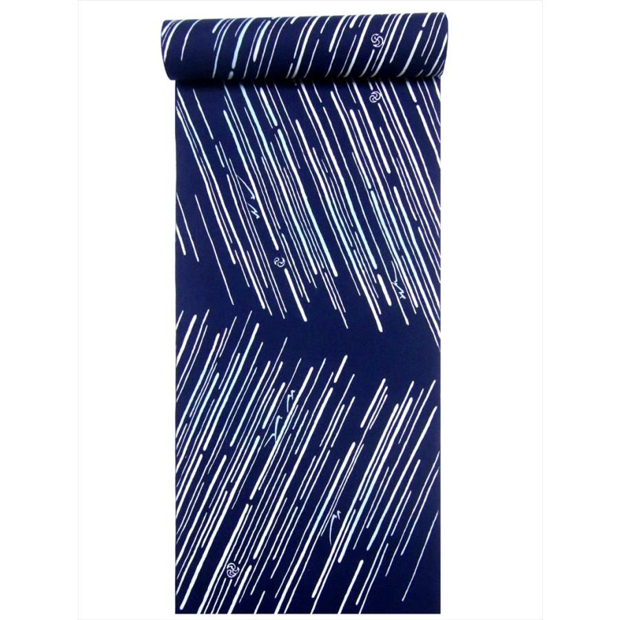 男物 浴衣 反物 No.583 濃紺地・斜線柄 : y-583 : ゆかた反物の堀田 - 通販 - Yahoo!ショッピング