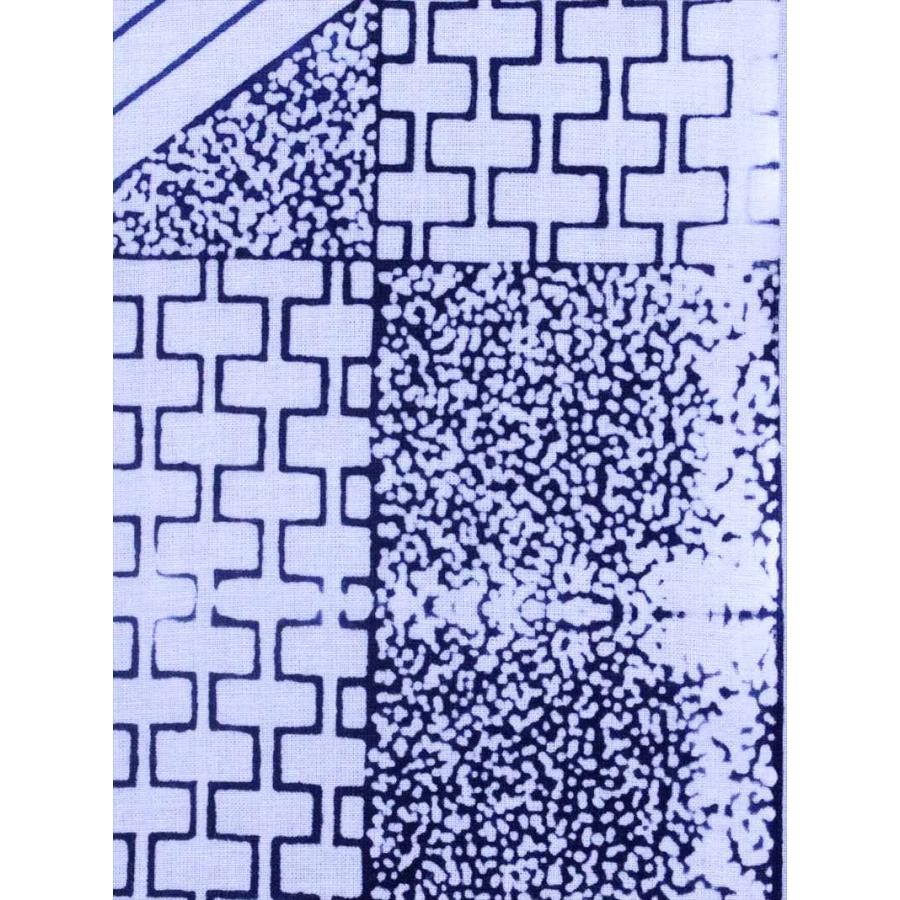 男物 浴衣 反物 No.628 白紺地・市松柄 : y-628 : ゆかた反物の堀田 - 通販 - Yahoo!ショッピング