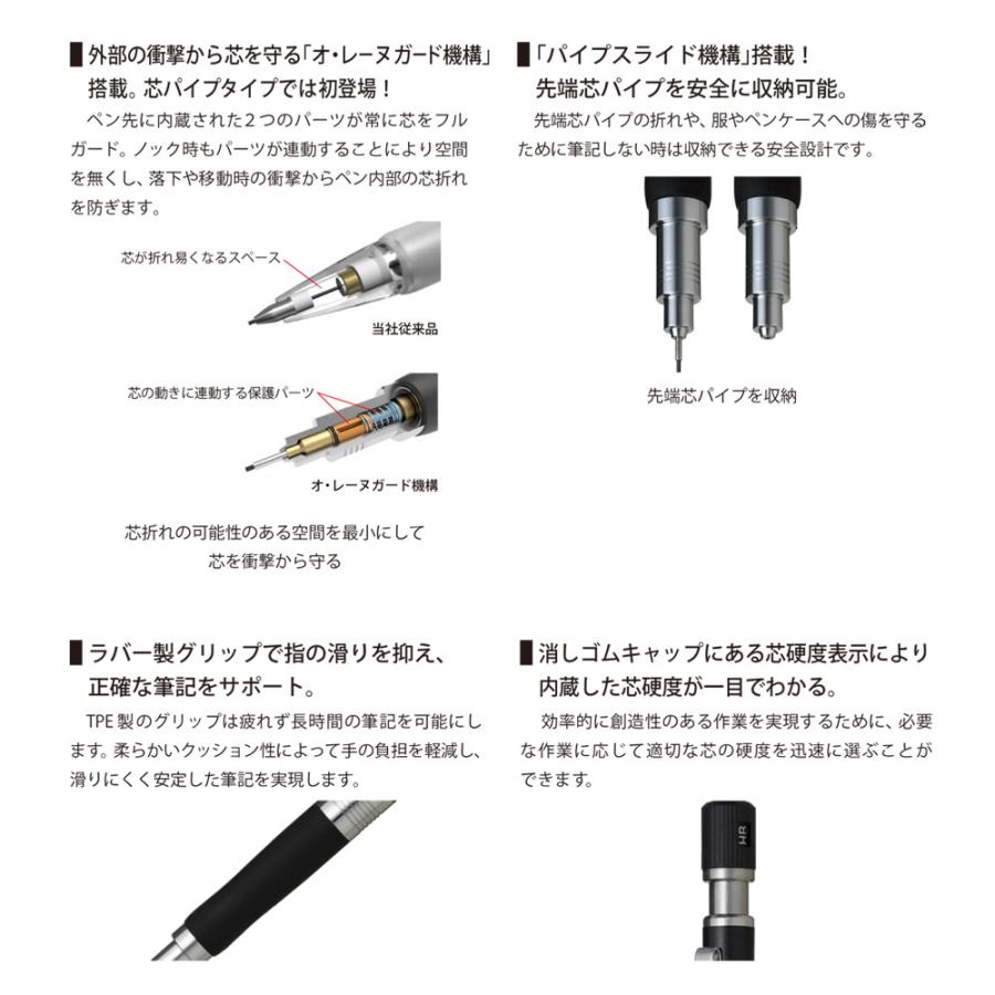 プラチナ万年筆 ネコポスOK PLATINUM PRO-USE231 プロユース231 シャープペン 0.5mm MSDC-1500B #1 ブラック 2475019 #56 ブルー ...