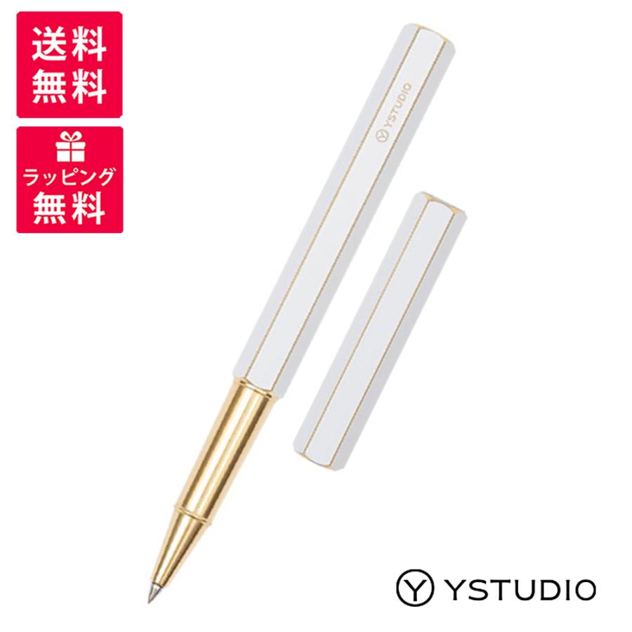 Ystudio ワイスタジオ ローラーボール ホワイト YS-STAT-61 : 高級筆記具のペンギャラリー報画堂 - 通販 - Yahoo!ショッピング