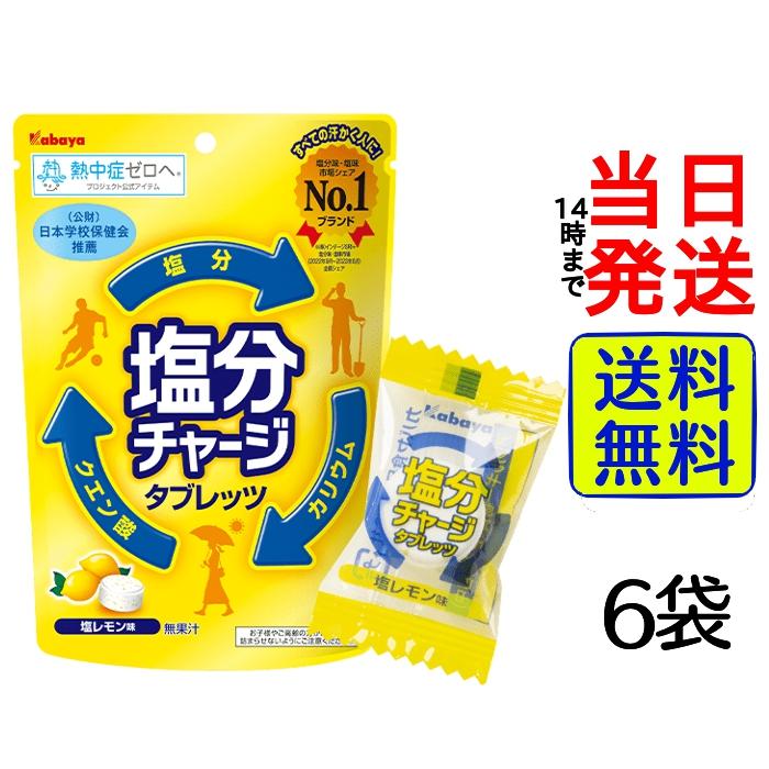 Kabaya カバヤ 塩分チャージタブレッツ塩レモン 81g×6袋 : カップ麺の総合食品卸問屋housechoice - 通販 - Yahoo!ショッピング