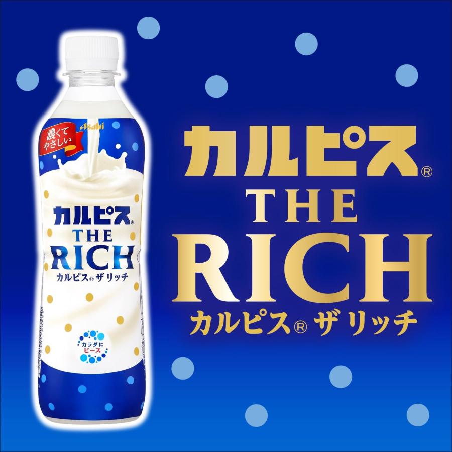 カルピス アサヒ飲料 THE RICH 490ml×24本 賞味期限：2025年10月31日 : カップ麺の総合食品卸問屋housechoice - 通販 - Yahoo!ショッピング