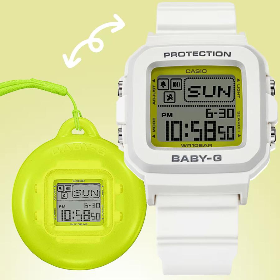 BABY-G BABY-G＋PLUS ベビージープラス BGD-10K-7JR デジタルウオッチ&時計専用シリコンホルダーセットモデル ...