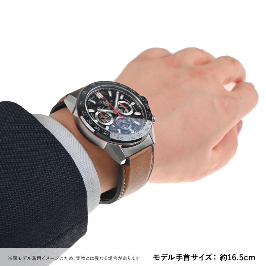 TAG HEUER タグ・ホイヤー Heuer カレラ キャリバーホイヤー02 クロノグラフ45mm CBG2A10.FT6169 新品 ...