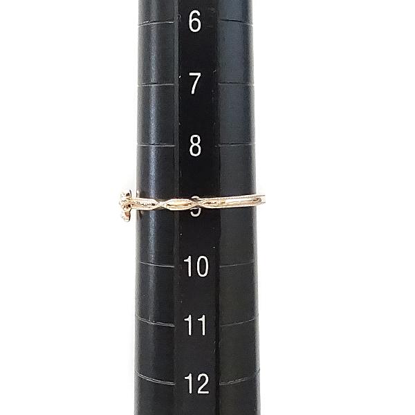 NOJESS ノジェス ダイヤモンド 0.01ct K10PG リボン ミルグレイン 細め 華奢 送料無料 美品 中古 SH116078 : 宝正 ヤフー店 - 通販 - Yahoo!ショッピング