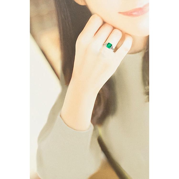 エメラルド リング 2.05ct ダイヤモンド Pt900 送料無料 美品 中古 SH120109 : 宝正 ヤフー店 - 通販 - Yahoo!ショッピング