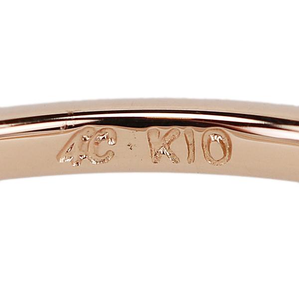 4℃ ピンク石 リング ダイヤモンド K10PG 華奢 細め ブランド 送料無料 美品 中古 SH123373 : 宝正 ヤフー店 - 通販 - Yahoo!ショッピング