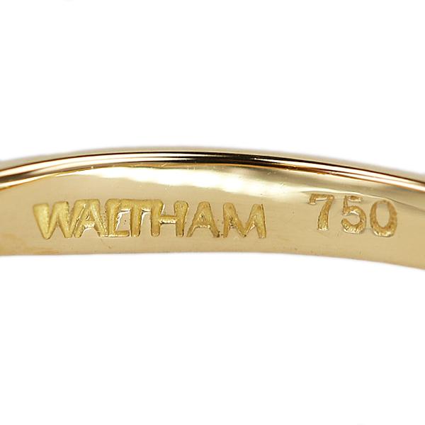 ウォルサム ダイヤモンド リング K18イエローゴールド WALTHAM スイング 回転 送料無料 中古 宝正 124356 : 124356 ...