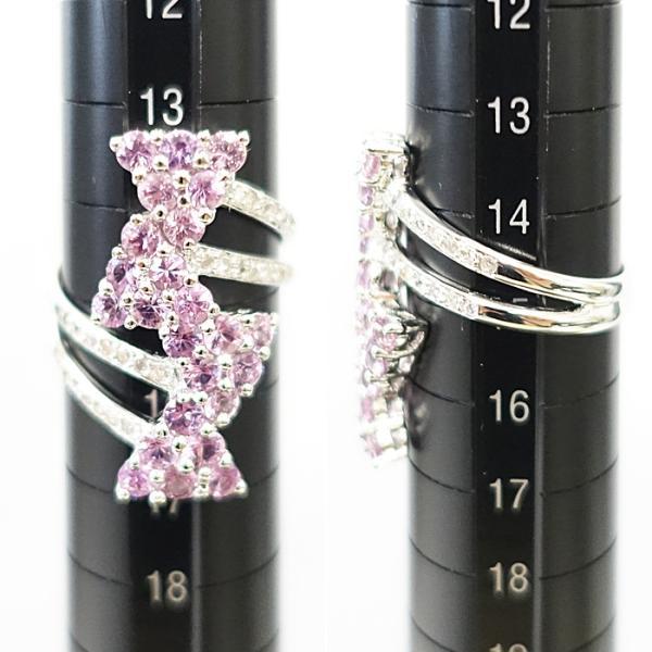 ピンクサファイア リング 2.80ct D0.25ct K18 ホワイトゴールド リボン ダイヤモンド 中古 SH68482 : 宝正 ヤフー店 - 通販 - Yahoo!ショッピング