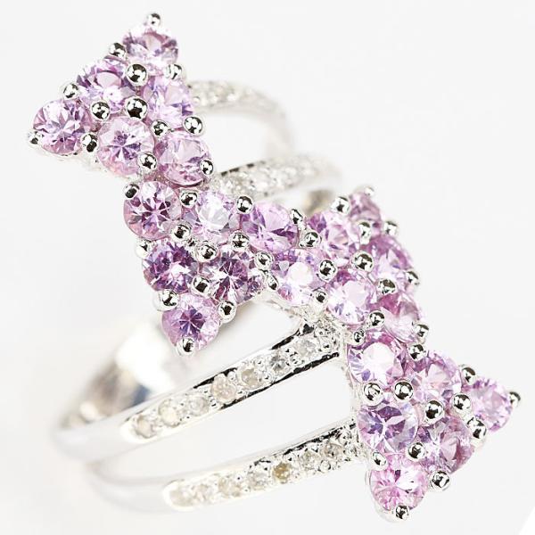 ピンクサファイア リング 2.80ct D0.25ct K18 ホワイトゴールド リボン ダイヤモンド 中古 SH68482 : 宝正 ヤフー店 - 通販 - Yahoo!ショッピング