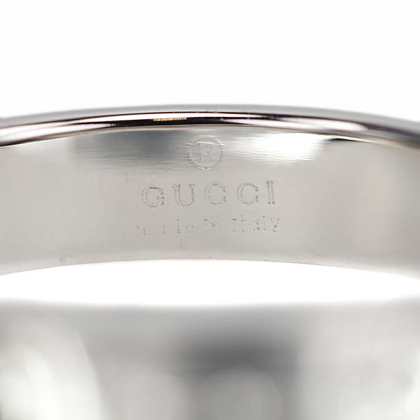 GUCCI グッチ アイコン リング K18ホワイトゴールド #16 ロゴ メンズ ユニセックス 地金のみ 石なし 送料無料 中古 宝正 900822 : 宝正 ヤフー店 - 通販 ...