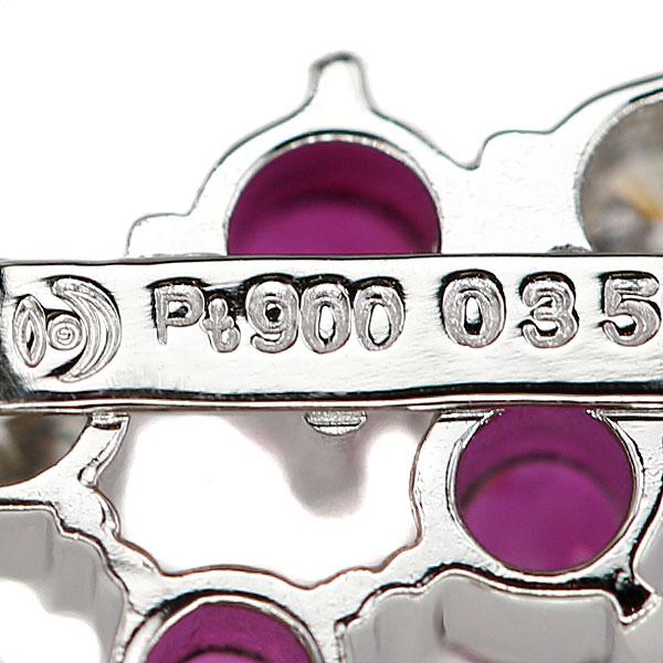 タサキ 田崎真珠 ルビー ネックレス ダイヤモンド Pt900 Pt850 TASAKI 送料無料 中古 宝正 900851 : 宝正 ヤフー ...