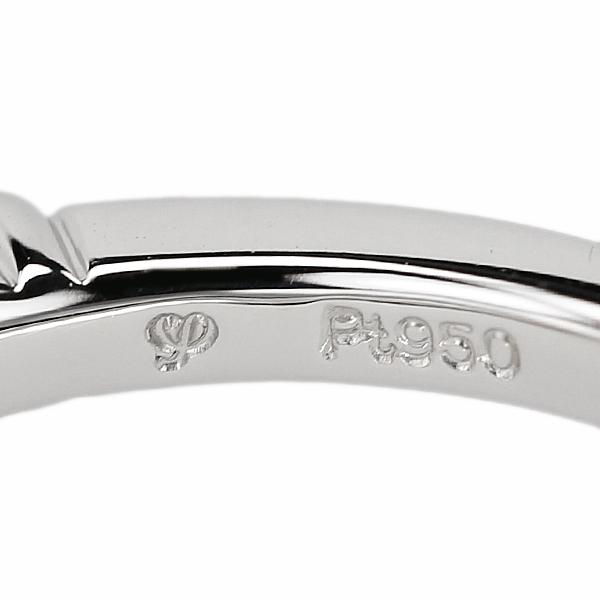 アイプリモ ダイヤモンド マーニ・ハーフ リング Pt950 I-PRIMO ハピィ ハーフエタニティ 一文字 送料無料 中古 宝正 ...