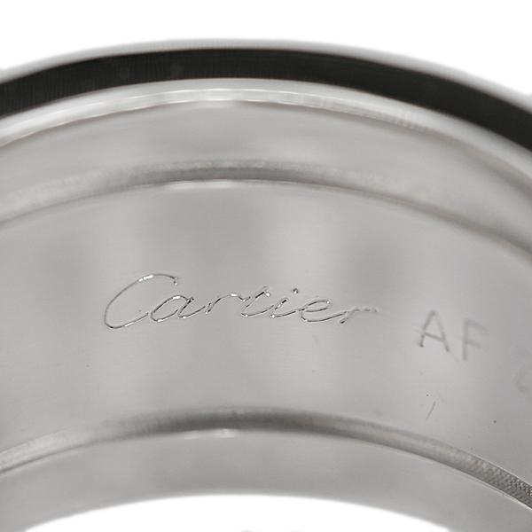 Cartier カルティエ ダイヤモンド C2 リング K18WG CARTIER #48 オープンリング 梨地 ツヤ消し マット 幅広 太め 送料無料 中古 宝正 902423 : 宝正 ...