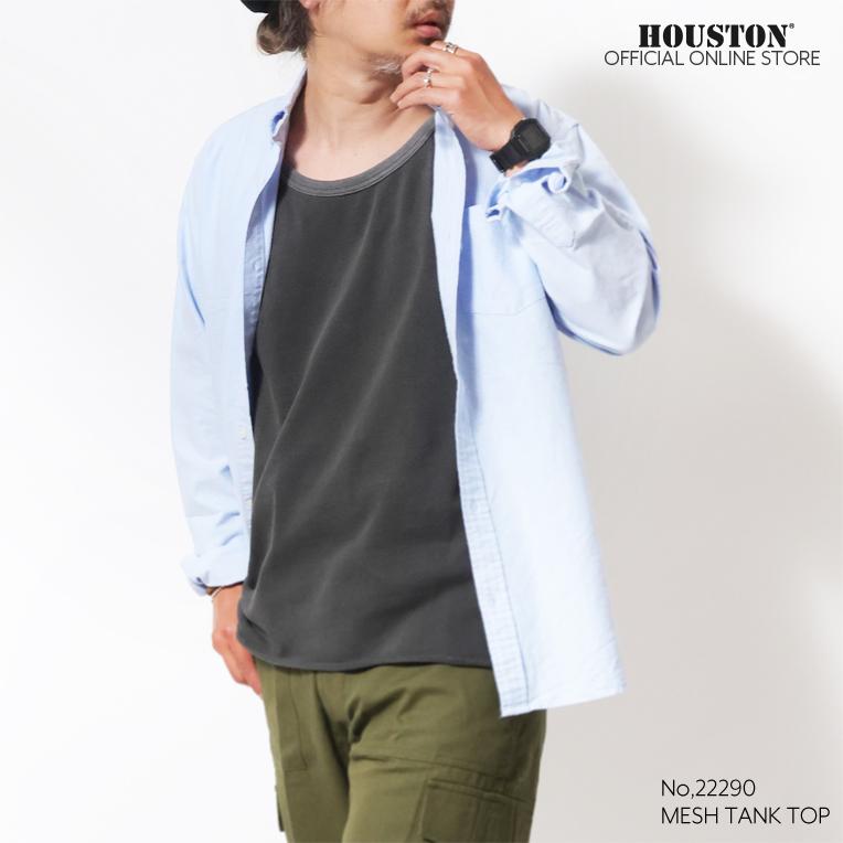 HOUSTON / ヒューストン 22290 MESH TANK TOP メッシュ タンクトップ -全4色- : HOUSTON ...