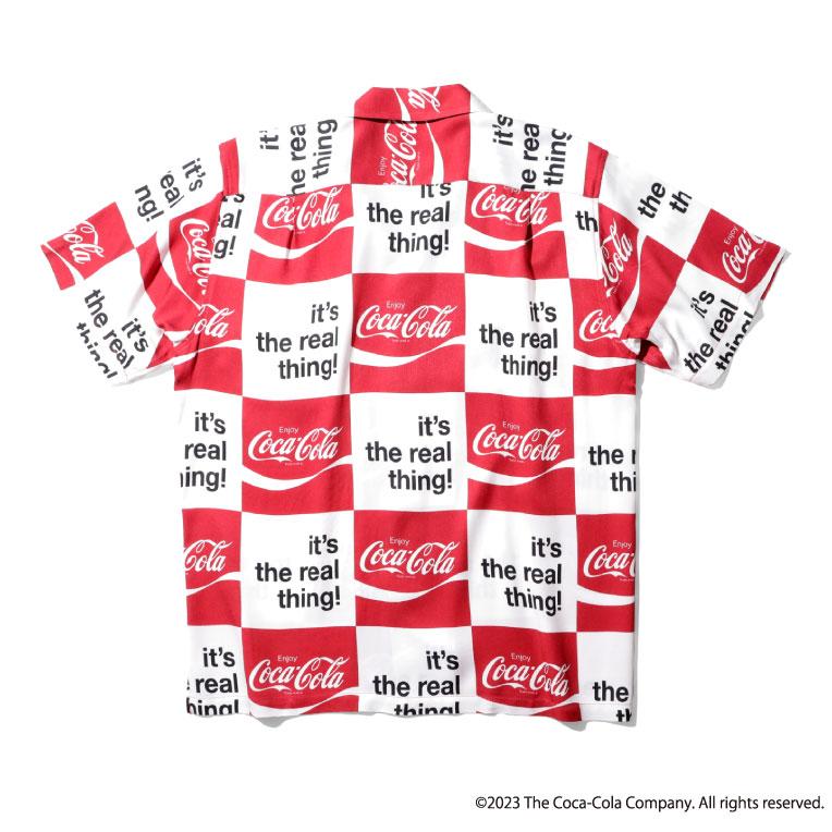 HOUSTON / ヒューストン 41030 COCA-COLA ALOHA SHIRTS(it's the real thing) コカ ...