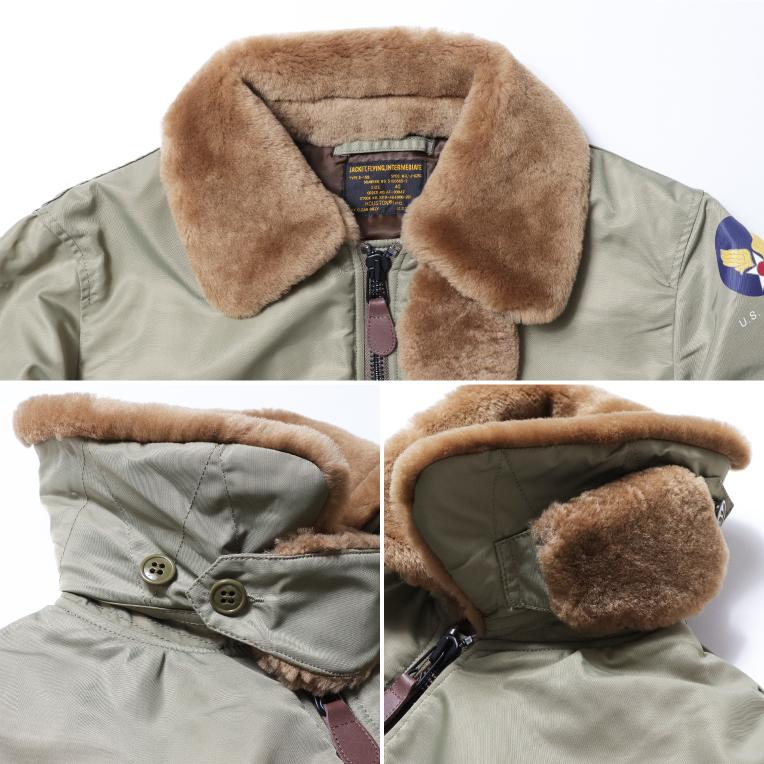 HOUSTON / ヒューストン 5001C B-15B FLIGHT JACKET B-15Bフライトジャケット -全1色- : HOUSTON OFFICIAL ONLINE STORE ...